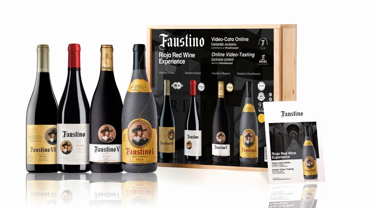 Cómo ser un Faustino Expert desde tu casa con el Pack Faustino Red Wine ...