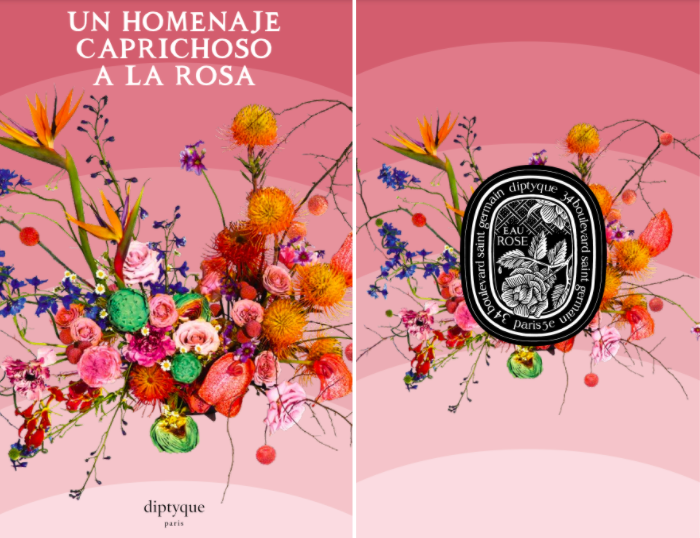 Un homenaje caprichoso de Diptyque a la rosa. Del eau de toilette al ...