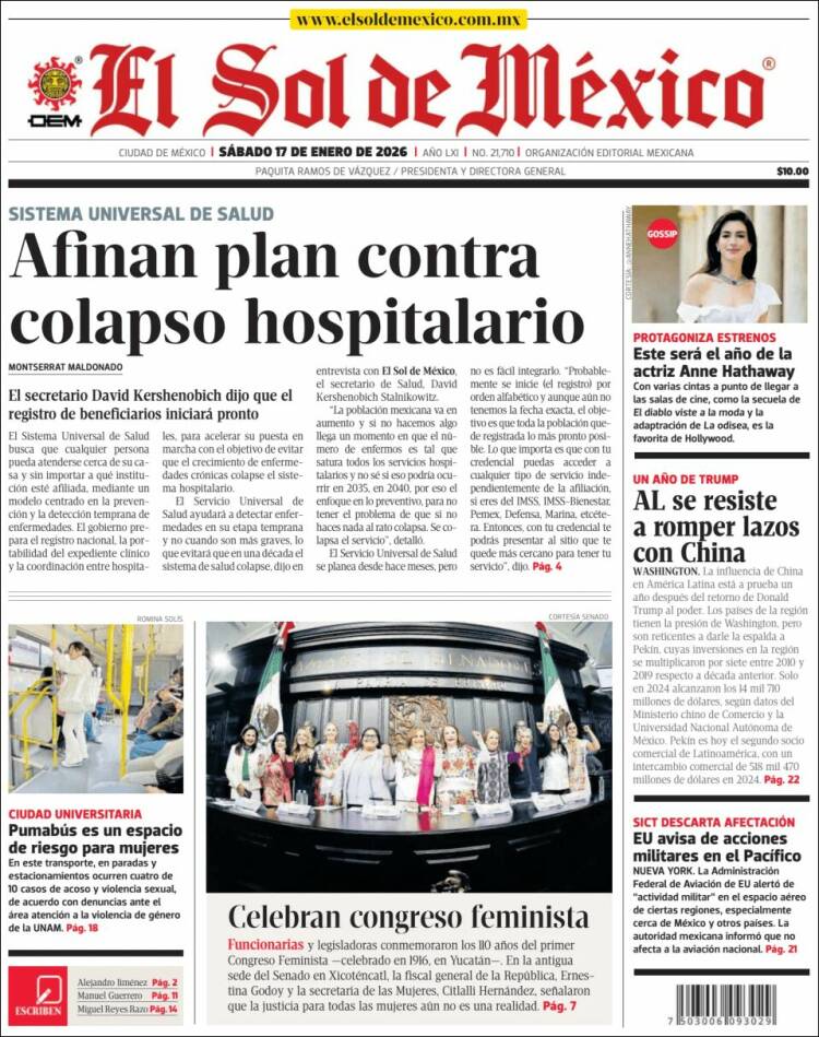 El Sol De Mexico | Medios - Periodista Digital