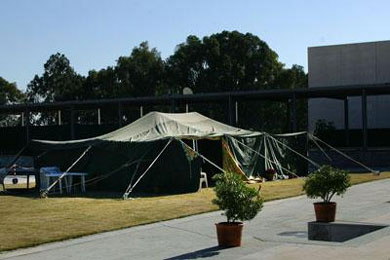 Así es la jaima de Gadafi - Periodista Digital