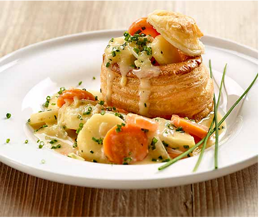 Volován con vegetales - Periodista Digital