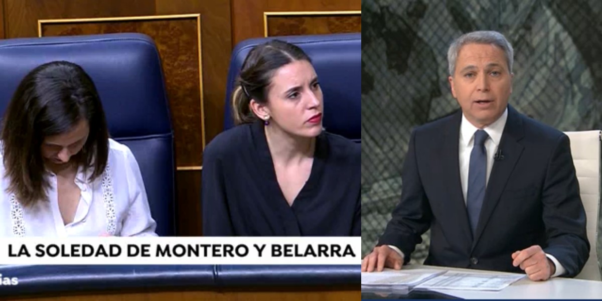 Vicente Vallés hunde con una imagen colosal a Ione Belarra e Irene Montero - Periodista Digital
