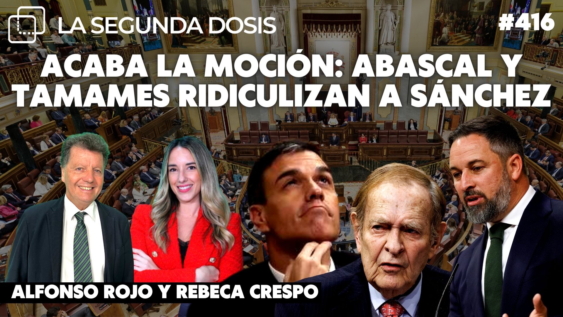 Acaba la moción: Abascal y Tamames ridiculizan a Sánchez - Periodista ...