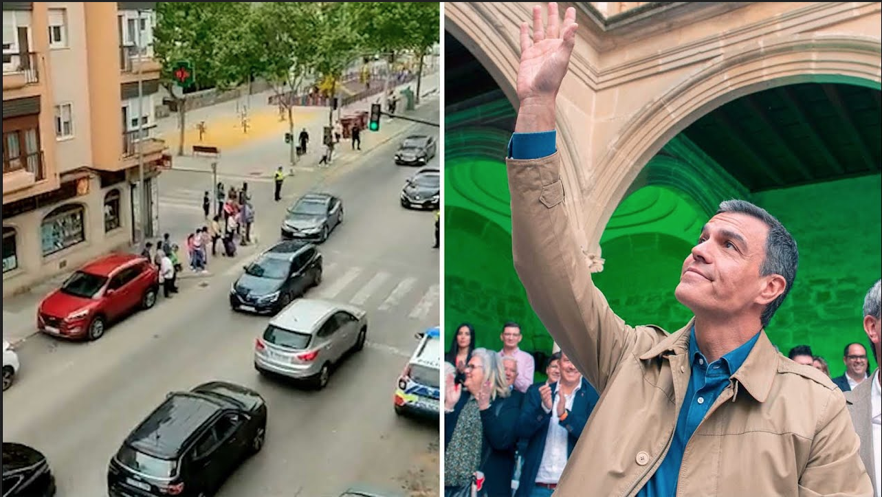 Así fue el magistral abucheo a Sánchez en Úbeda (Jaén): “¡Fuera, vete a ...