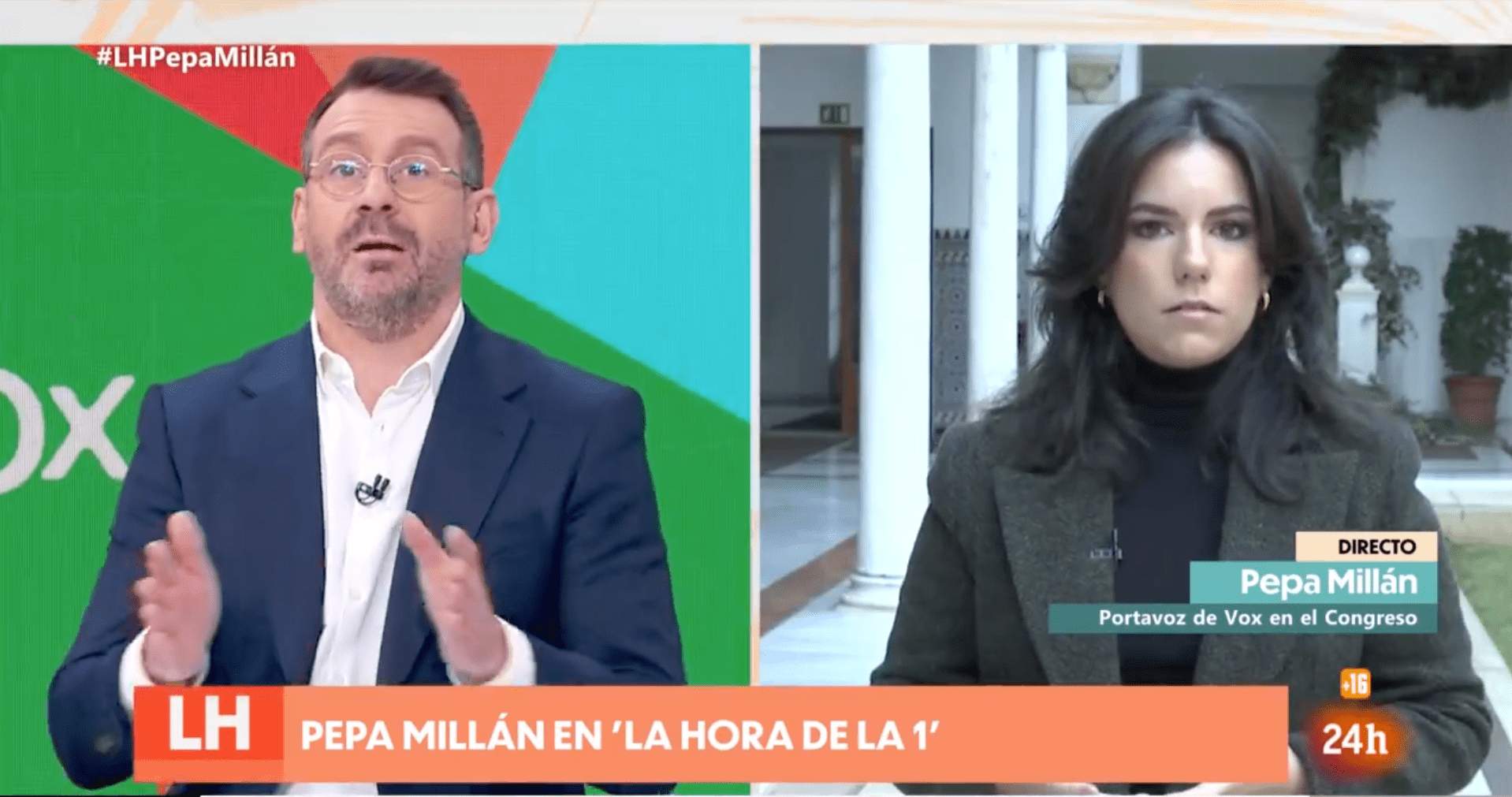 Pepa Millán (VOX) ‘muele a palos’ a Marc Sala (TVE) por su pregunta ...
