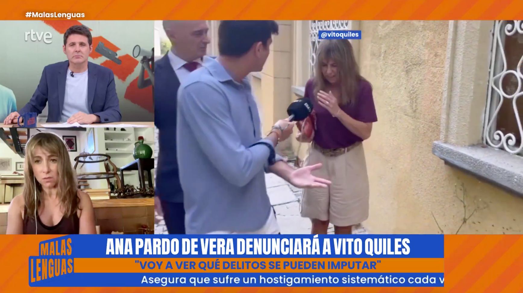 La histérica Ana Pardo de Vera va a llorar al programa de Cintora y avanza que denunciará a Vito ...