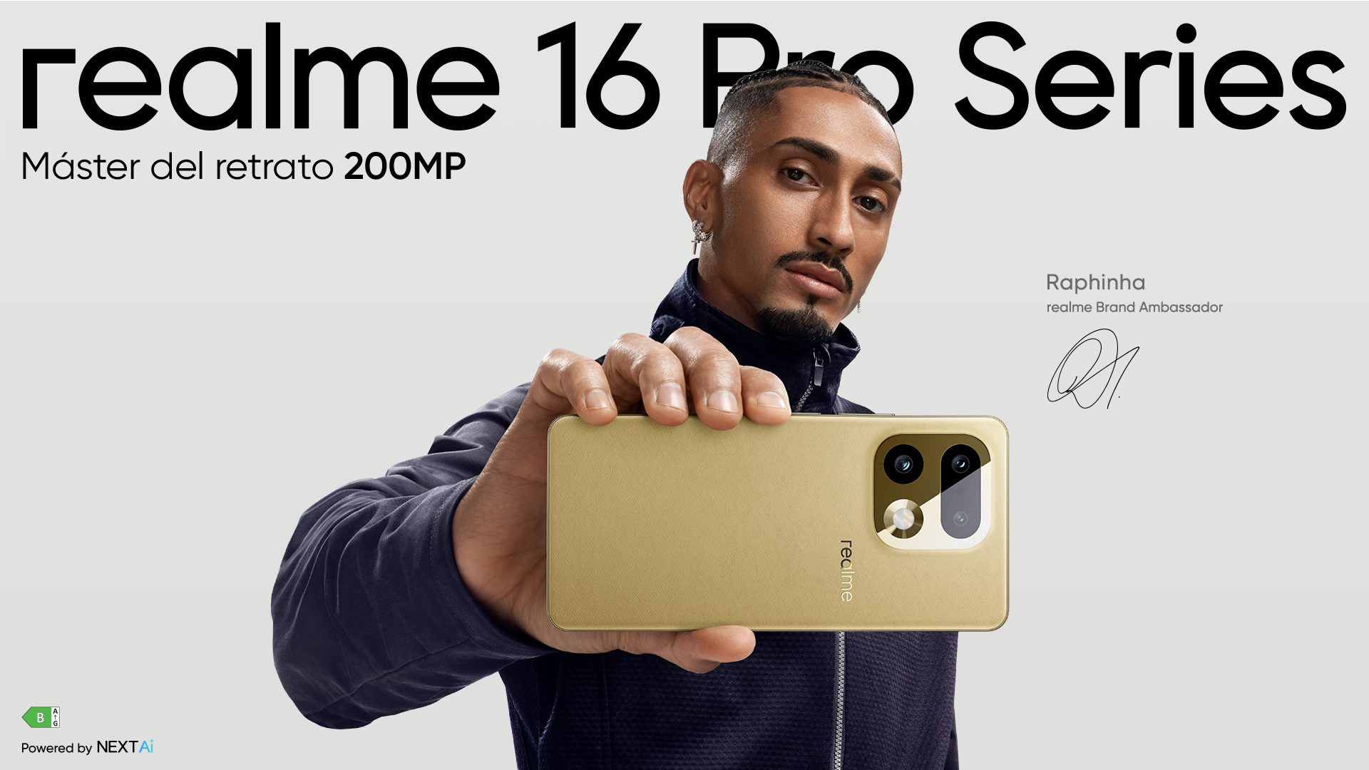 realme impulsa la creatividad con Raphinha como embajador de la Serie ...